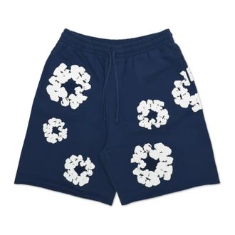 Denim Tears The Cotton Wreath Shorts - - Shorts - Herren - Blau - S