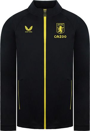 Castore Aston Willa Schwarze Trainingsjacke f&uuml;r Herren