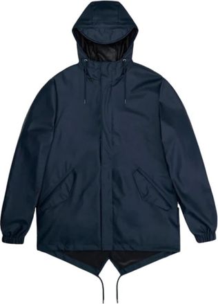 Rains Homme, Vestes, Bleu, Taille: XL Vestes de pluie