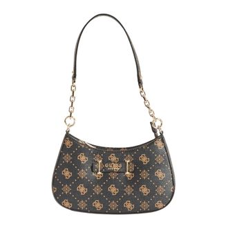 Guess Carrie Schultertasche - - Bags - Damen - Braun - ONE SIZE