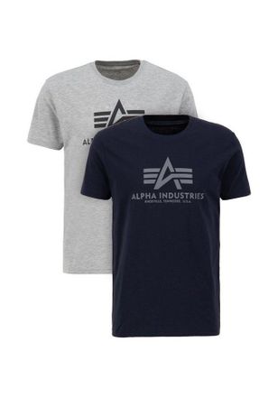 Alpha Industries T-Shirt Basic T-Shirt BL 2 Pack