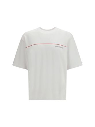 Dsquared2 Mens T-Shirt Cotton White T-Shirts And Polos