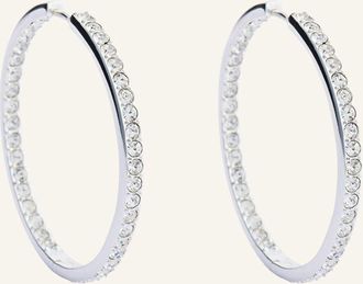 Pompidou Ohrringe Lillian Maxi Pavé By Glambou silber