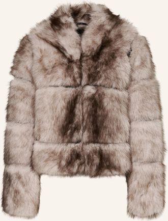 Apparis Apparis Kunstfell-Jacke Sai braun