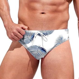 Generic Slip pour homme, slip de bain, maillot de bain, short de bain, short de bain, short de bain, short de bain moulant, short de bain court avec natation,