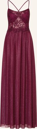 SUDDENLY Princess Abendkleid Mit Spitze Und Glitzergarn rot