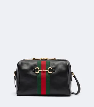Gucci Sac &agrave; bandouli&egrave;re Horsebit Small en cuir