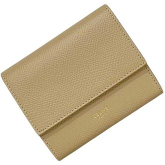 Celine Portefeuille Vintage doccasion - Femme - Pre-owned - Beige - Taille: ONE Size