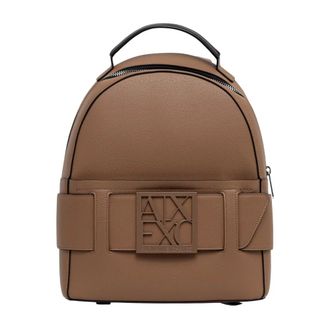 A|X Armani Exchange Sac &agrave; dos compact - Femme - Sacs - Beige - Taille: ONE Size