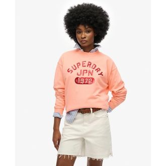 Superdry Femme, Sweatshirts et sweats &agrave; capuche, Rose, Taille: 40 FR SweaT-shirts