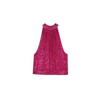 Patrizia Pepe Top sans manches - Femme - Tops - Rose - Taille: 36 FR