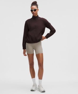 lululemon Short Fast and Free taille haute 5 poches pour Femmes - 15 cm - Gris - Taille 12