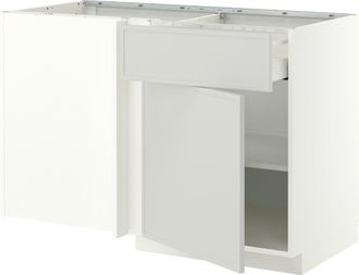 IKEA METOD / MAXIMERA Eckunterschrank mit Schublade+Boden