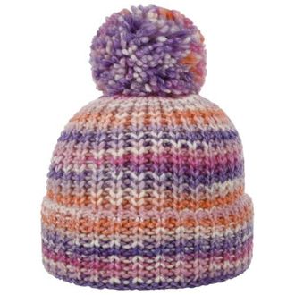 Lierys Bonnet &agrave; Pompon Finja Femme/Homme - Made in Germany en Tricot pour lhiver avec Revers, Revers Hiver Automne-Hiver - Taille Unique Rose