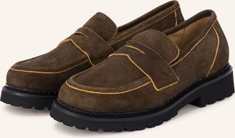 Dirndl & Bua Penny-Loafer Antikbok braun