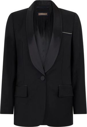 PESERICO Femme, Vestes, Noir, Taille: 42 FR Vestes