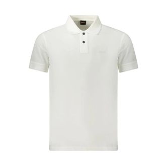 HUGO BOSS Bianco Baumwoll-Polo - - Tops - Herren - Wei&szlig; - M