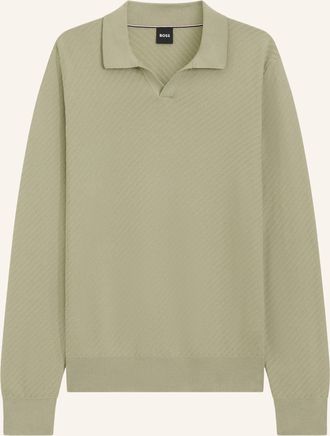 HUGO BOSS Pullover H-Lomarino Regular Fit gruen