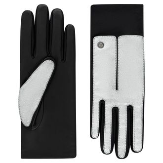 Roeckl Damen Stockholm Touch Lederhandschuhe, Silver Virtual, 8
