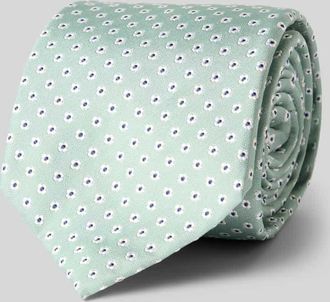 Gierremilano Seidenkrawatte aus reiner Seide mit Logo-Patch (7,5cm)