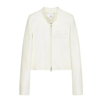 Courr&egrave;ges City Jacket - - Jackets - Damen - Wei&szlig; - M