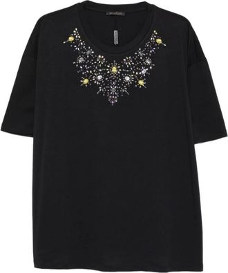 Marina Rinaldi Femme, Tops, Noir, Taille: 42 FR T-Chemises