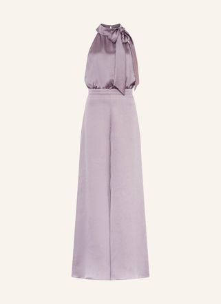Swing Swing Jumpsuit Aus Satin Mit Schluppe lila