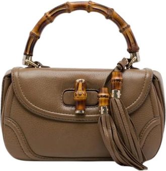 Gucci Pre-owned New Bamboo Satchel - - Pre-owned - Damen - Braun - ONE SIZE