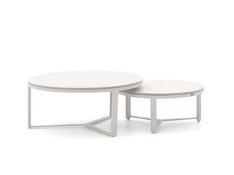 Bellagio la vita attrattiva Bellagio Ficarolo Lounge Gartentisch-Set &oslash; 85 cm (h:35 cm)/&oslash; 65 cm (h:30 cm)