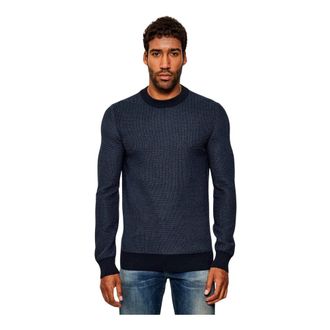 HUGO BOSS Round-Neck Strickwaren - - Knitwear - Herren - Blau - S
