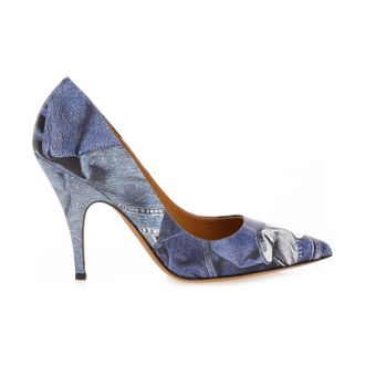 Moschino Vintage Denim Patchwork Pumps - - Shoes - Damen - Blau - 37 EU