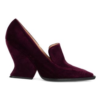 Alberta Ferretti Femme, Chaussures, Violet, Taille: 40 EU Escarpins &agrave; talon sculpture