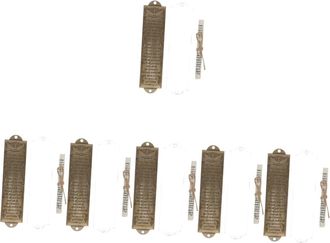 DOITOOL 6 Sätze Vintage Metall Mezuzah Ornament Judaica Religiöse Wohnkultur Dekoration Symbolischer Schutz für Wohnzimmer Schlafzimmer und Religiöse Geschenk