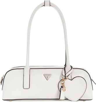Guess Femme, Sacs, Blanc, Taille: ONE Size Isobel Logo Shoulder Bag
