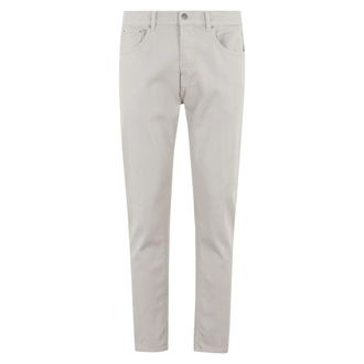 Dondup Homme, Jeans, Brun, Taille: W35 Pantalon en Drill de Coton