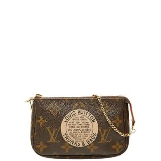 Louis Vuitton Mini Pochette Pre-owned - Femme - Pre-owned - Brun - Taille: ONE Size