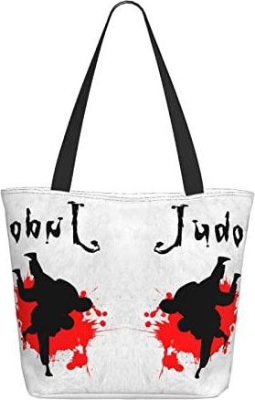 AOOEDM Love Judo Ladies Shopping Bag 13x11x7in.Le cadeau parfait pour la Saint-Valentin.Cest de la Saint-Valentin pour maman, fille, &eacute;pouse, etc