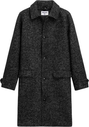 Sebago Bingham Mohair Coat - - Coats - Herren - Grau - XL