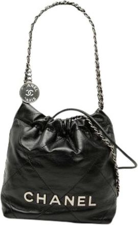 Chanel Sac bandouli&egrave;re matelass&eacute; doccasion - Femme - Pre-owned - Noir - Taille: ONE Size