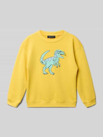 Blue Seven Regular Fit Sweatshirt mit Allover-Motiv-Print