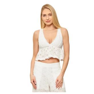Pinko Pinko, Femme, Tops, Blanc, Taille: 34 FR Kiersten Top