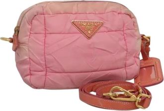 Prada Pre-owned Nylon sacs-prada - Femme - Pre-owned - Rose - Taille: ONE Size
