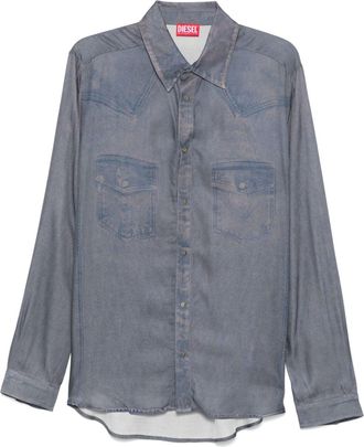 Diesel S-Drinn Hemd - Blau
