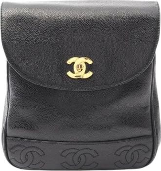 Chanel Damen, Pre-Owned, Schwarzk, ONE SIZEGröße