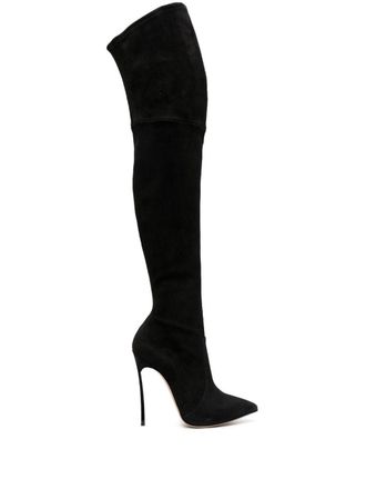 Casadei Overknee-Stiefel 115mm - Schwarz