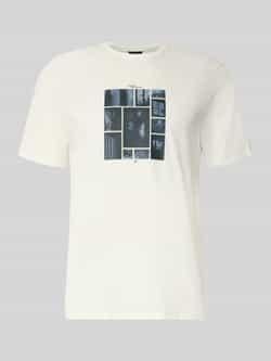 A|X Armani Exchange Slim Fit T-Shirt mit Motiv-Print
