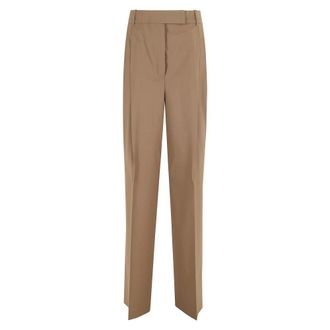 R&oacute;he Mid Waist Tailored Hosen - - Trousers - Damen - Braun - XS