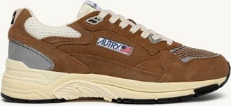 Autry SNEAKERS HYPERWAY AUS NETZTGEWEBE UND WILDLEDER IN CIGAR UND SILBER