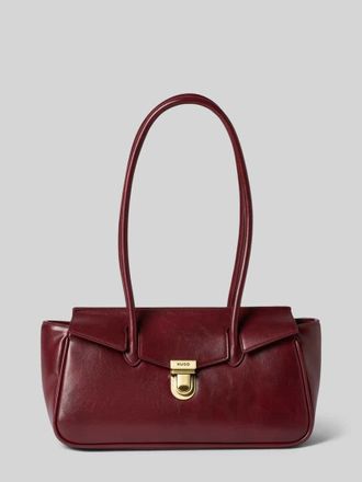 HUGO BOSS Umh&auml;ngetasche mit goldfarbenem Drehverschluss Modell Quinley