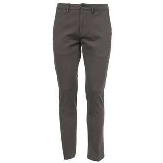 Siviglia Slim Fit Carducci Hose aus Baumwolle - - Trousers - Herren - Grau - W32